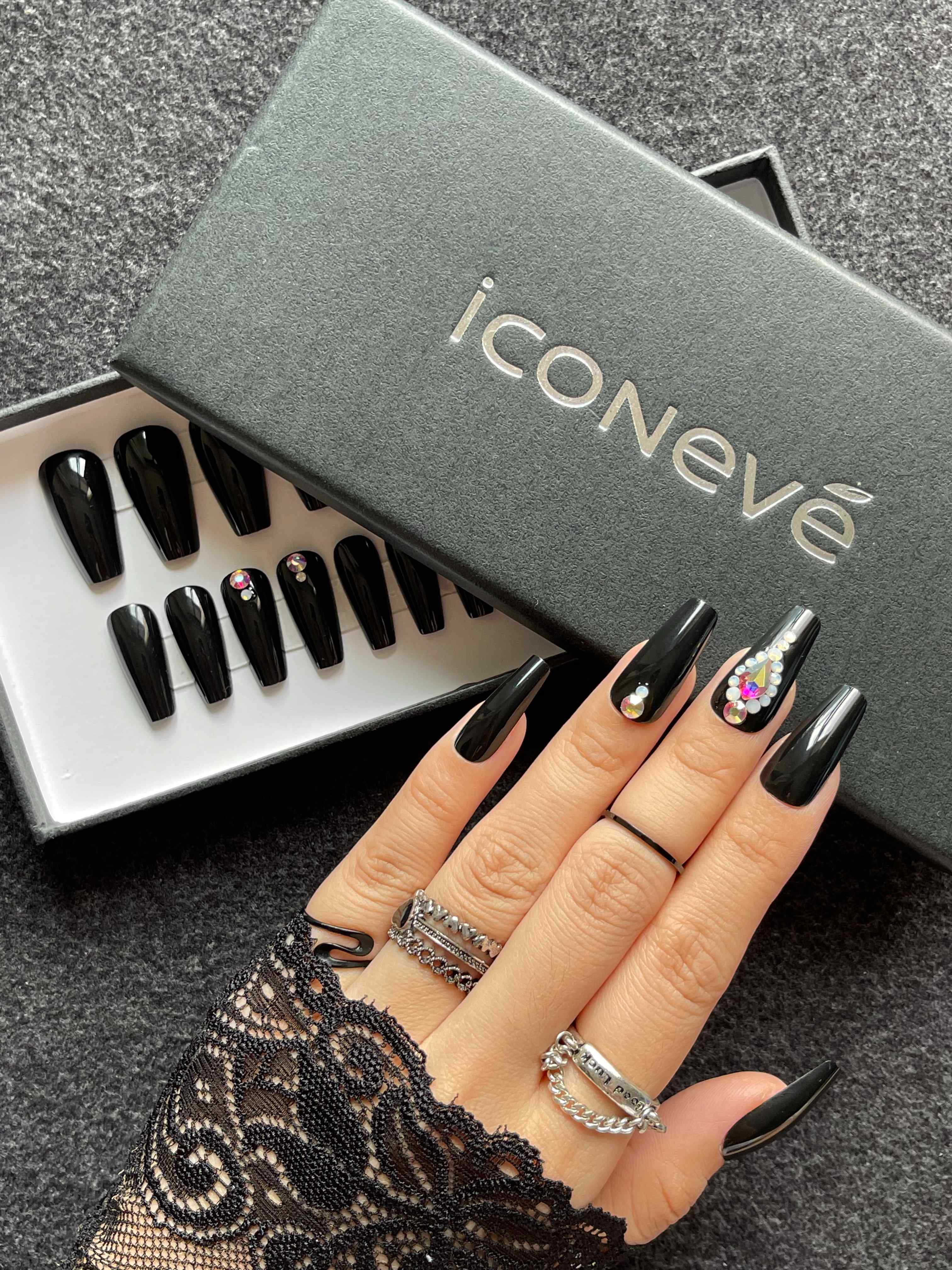 Charcoal - Shiny Coffin – ICONEVE